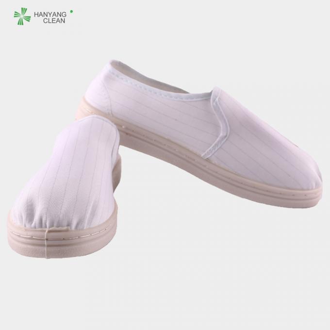 Autoclavable Food Industry Safety Shoes Anti Static Esd With Stripe