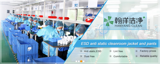 Lint Free Anti Electrostatic Dust Mop , ESD Flat Floor Mop CE Approved