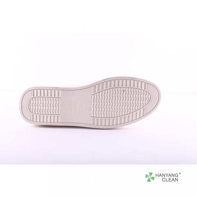 Cleanroom White PVC sole anti slip antistatic working leather shoe esd ...