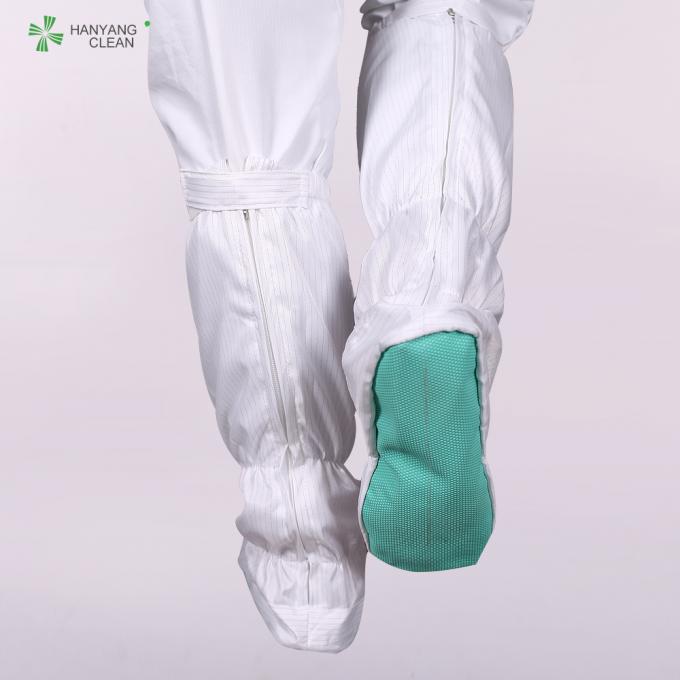 Anti static ESD cleanroom PVC safety booties boots with soft sole