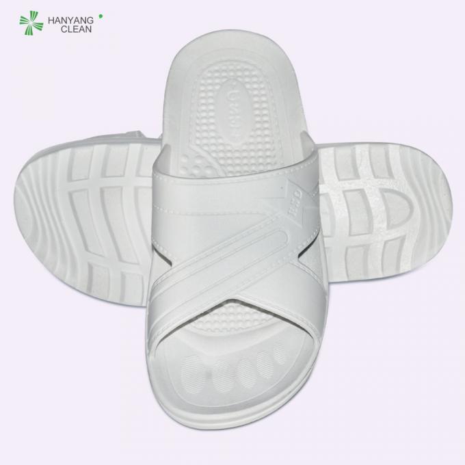 Cleanroom Unisex Anti Static Sandals , Clean Room Slippers With SPU Sole