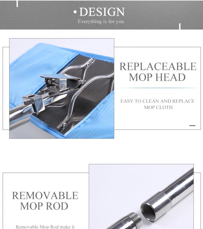 Anti Static Esd Microfiber 304 Stainless Steel Super Absorbency ...