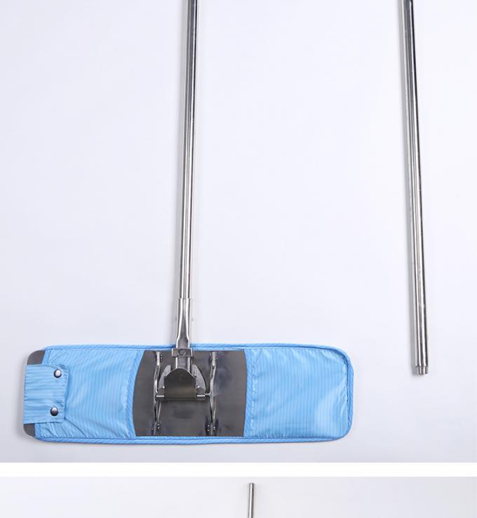 antistatic esd cleanroom cleaning flat floor mop
