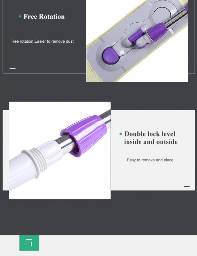 Cleanroom microfiber adjustable esd antistatic cleaning mop