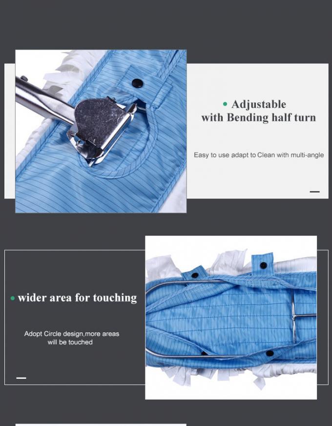 Autoclavable Clean Room Mops 90*17cm Fast Cleaning For Pharmaceutical ...