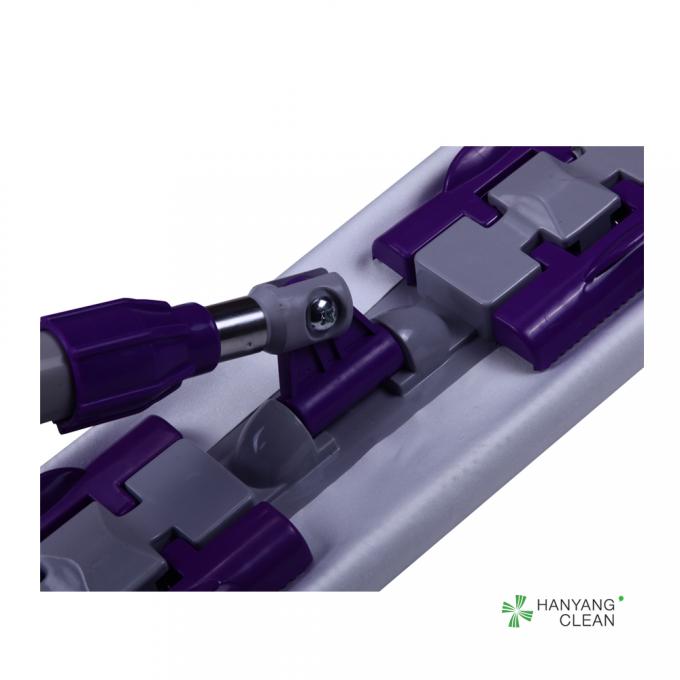 Lint Free Anti Electrostatic Dust Mop , ESD Flat Floor Mop CE Approved