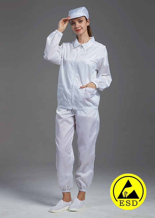 Electronic industry used Anti Static ESD Jacket and pants dark blue ...