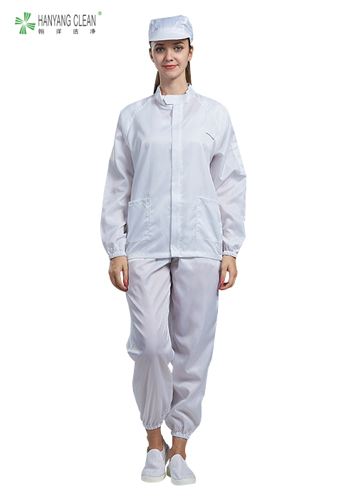 Anti Static Esd Garments white color jaket and pants dust free for ...