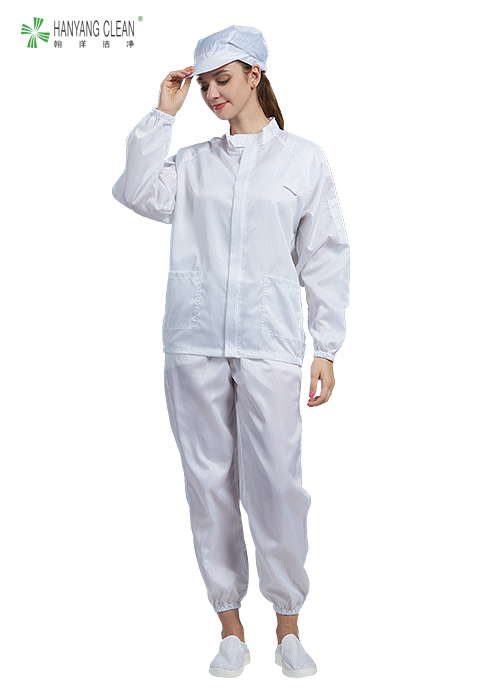 Anti Static Esd Garments white color jaket and pants dust free for ...