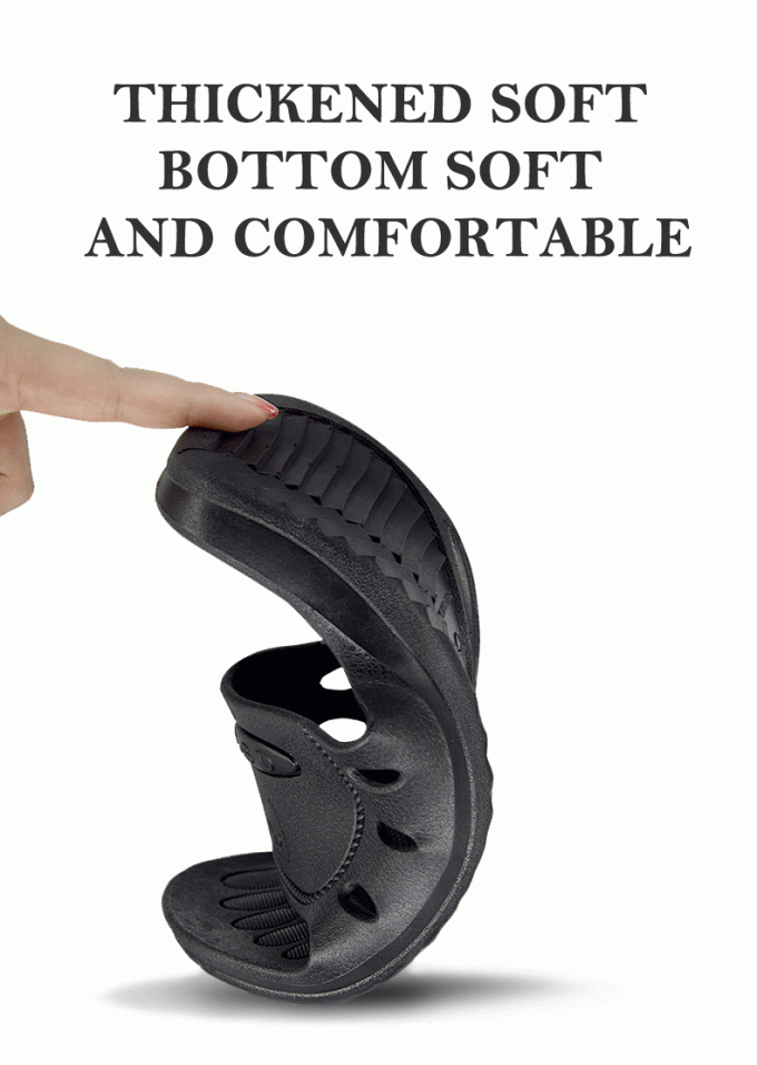 ESD SPU Antistatic Food Industry Footwear Black Lab Cleanroom Slippers