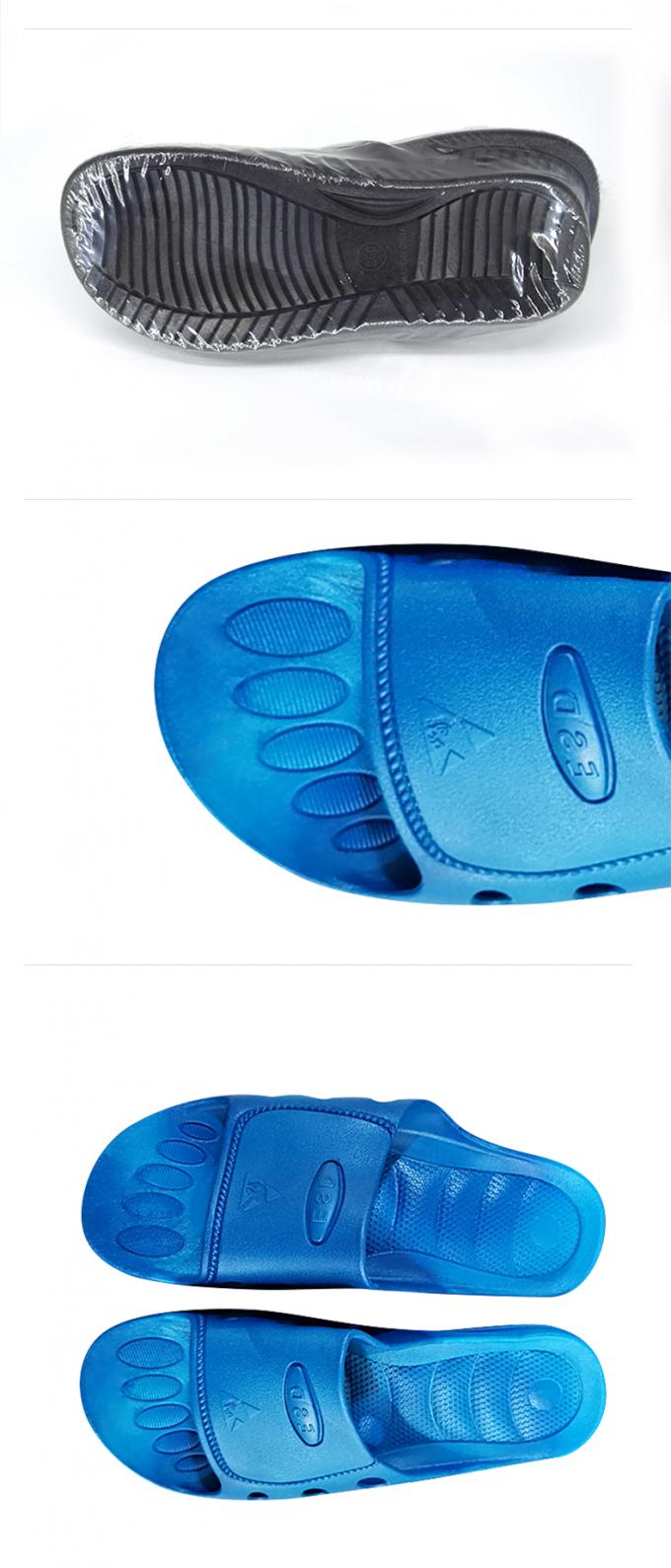 ESD SPU Antistatic Food Industry Footwear Black Lab Cleanroom Slippers
