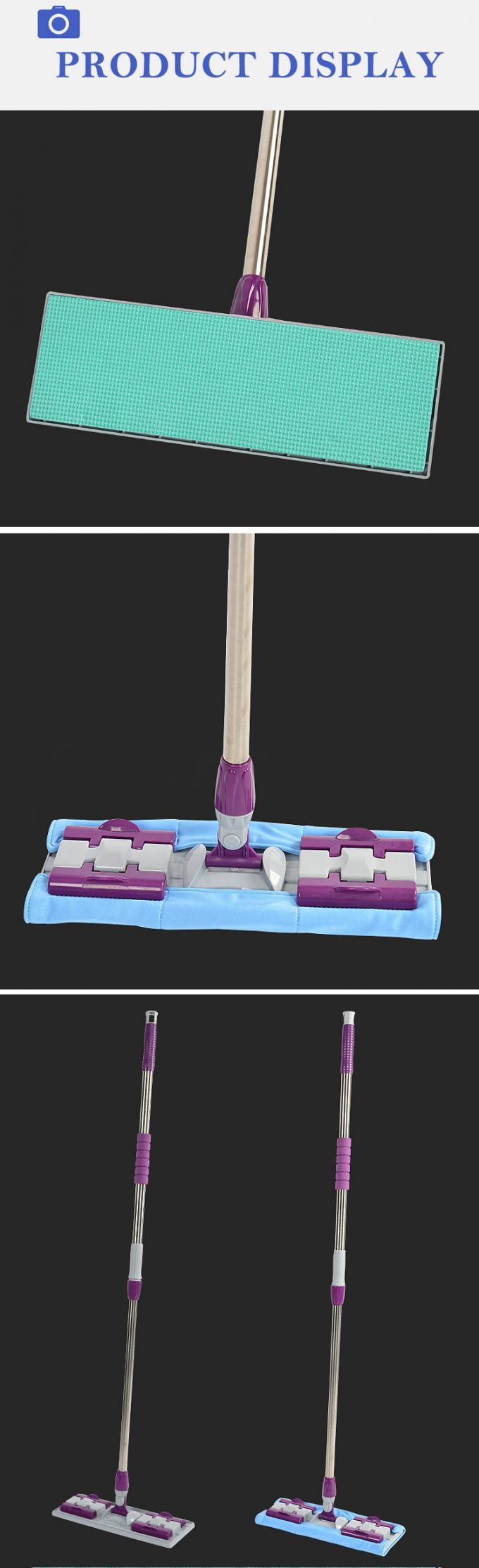 Spinning Dust Mop Microfiber Antistatic Industrial Flat Cleanroom ESD Mop