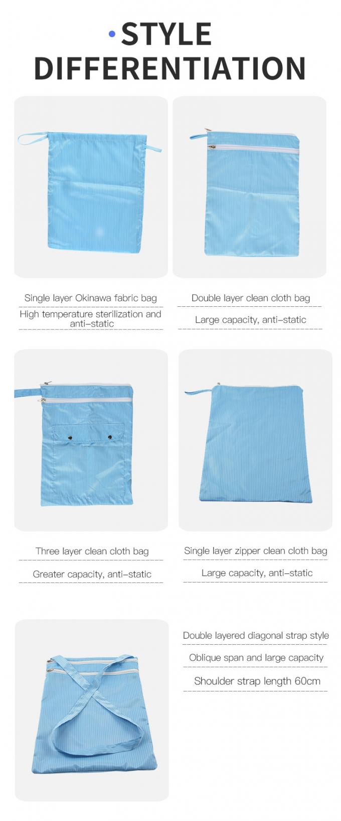 Autoclavable Pocket Anti Static ESD Bag For Cleanroom 20g