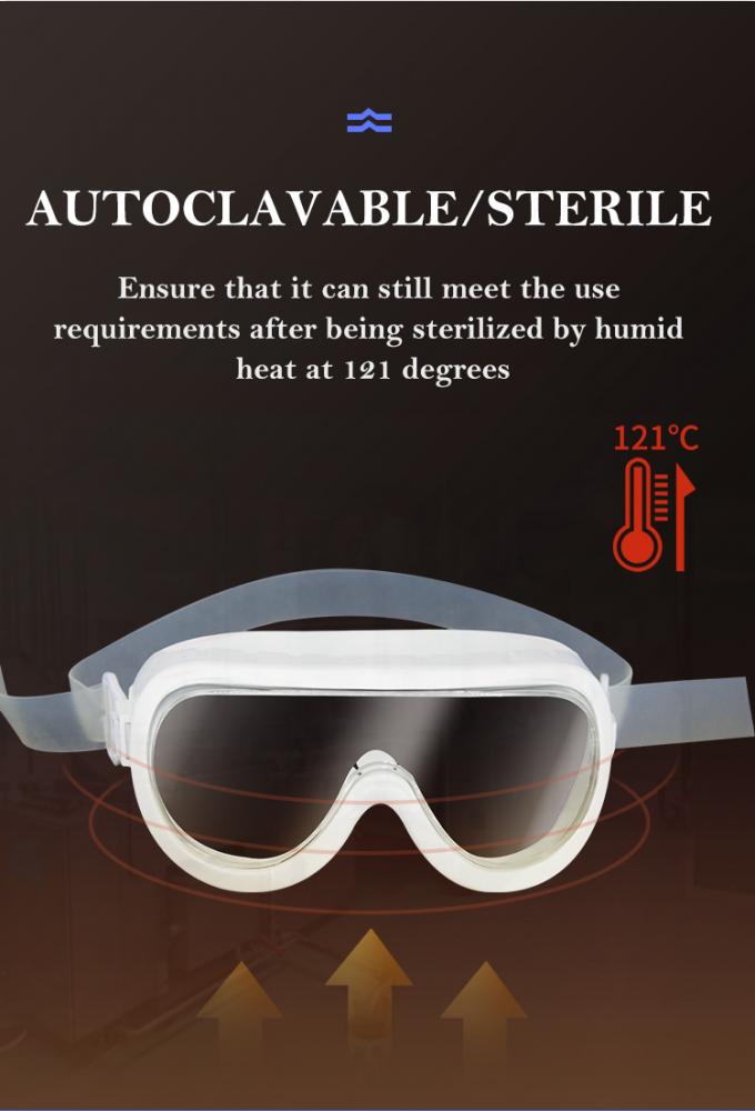 GMP Pharmaceuticals Sterile Autoclavable Safety Goggles For Clean Room