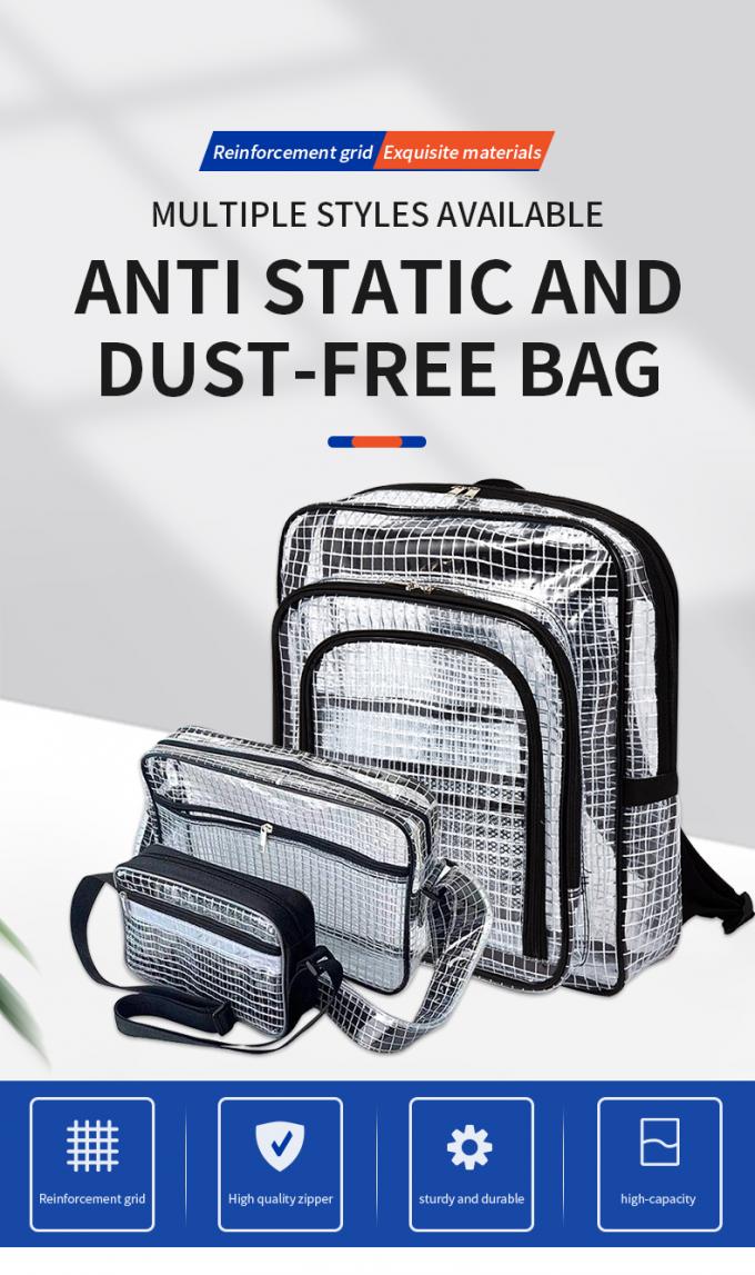 Dustproof Anti Static Cleanroom Pocket PVC Material ESD Bag