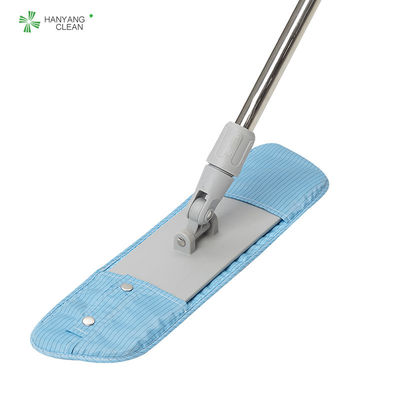 antistatic esd cleanroom cleaning flat floor mop