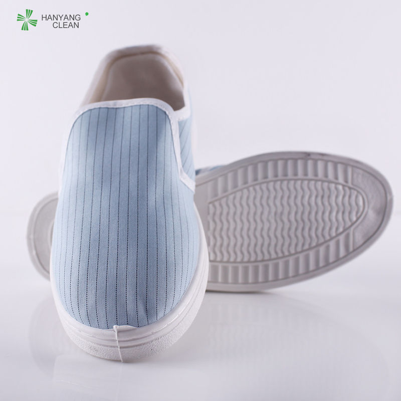 Cleanroom PVC blue antistatic slippers executive safety shoes
