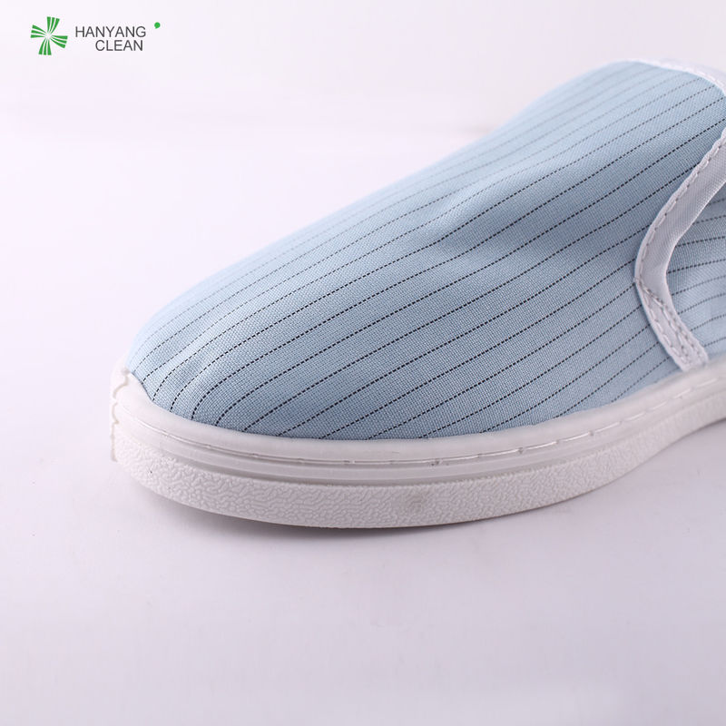 Cleanroom PVC blue antistatic slippers executive safety shoes