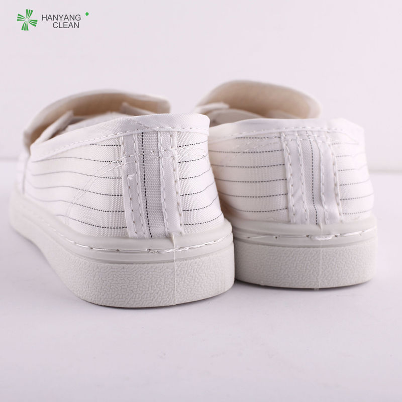 White Anti static ESD Cleanroom PVC Pharmaceutical Shoes