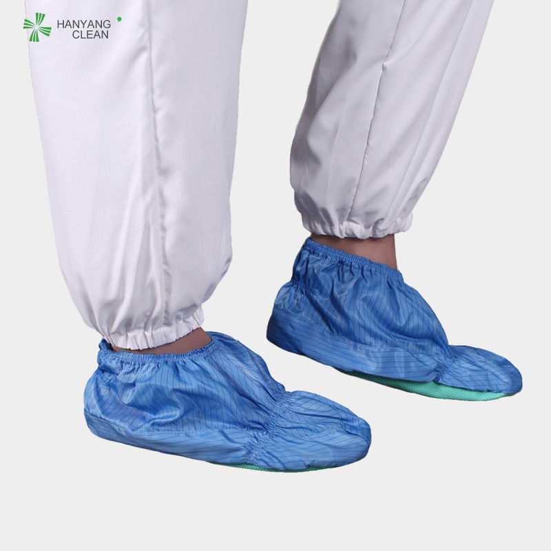 Cleanroom ESD anti-static washable shoes cover with non-slip soles for ...