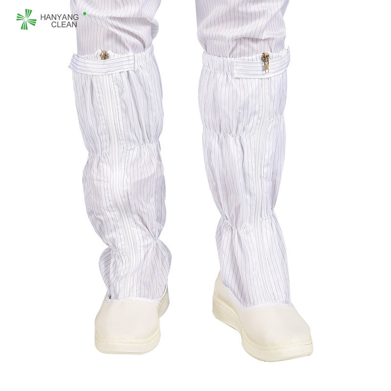Antistatic esd cleanroom pvc workshop booties working safety long boots ...