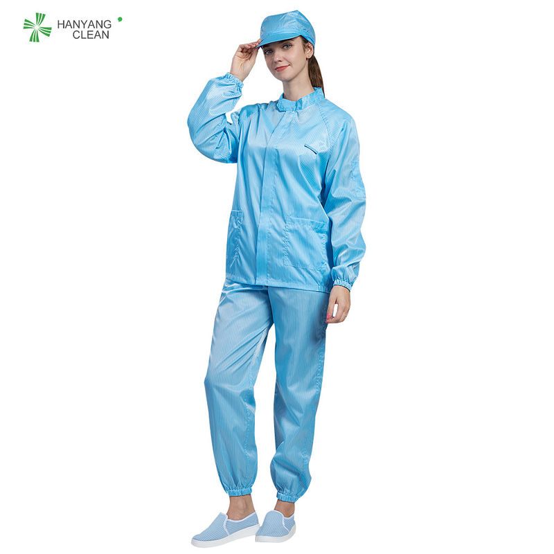 ESD anti-static cleanroom worker uniform and suit lint-free and dust-proof