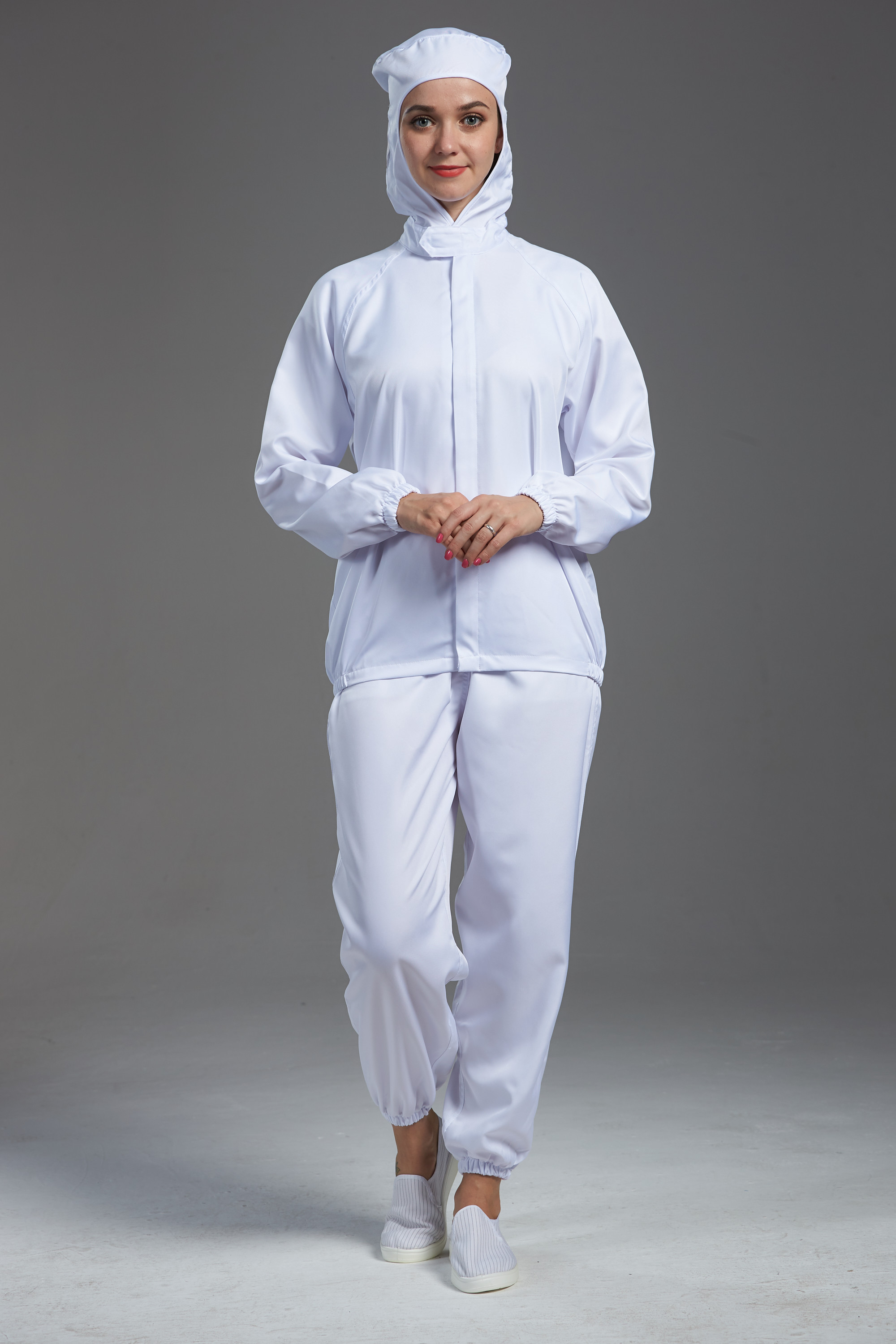 Comed Fabric Clean Room Outfit CE Approved With Hooded Jacket And Pants