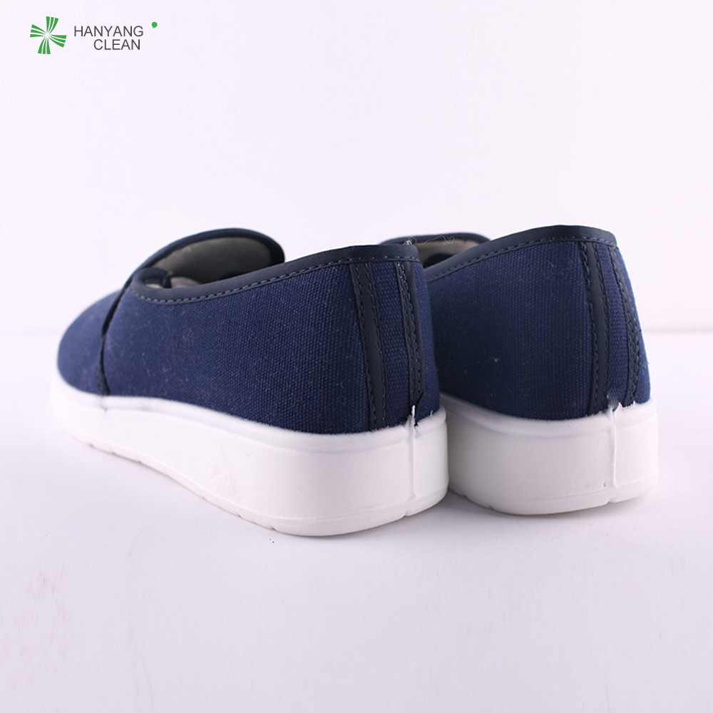 Breathable Blue Anti Static Anti Static Shoes , ESD PVC Work Shoes ...