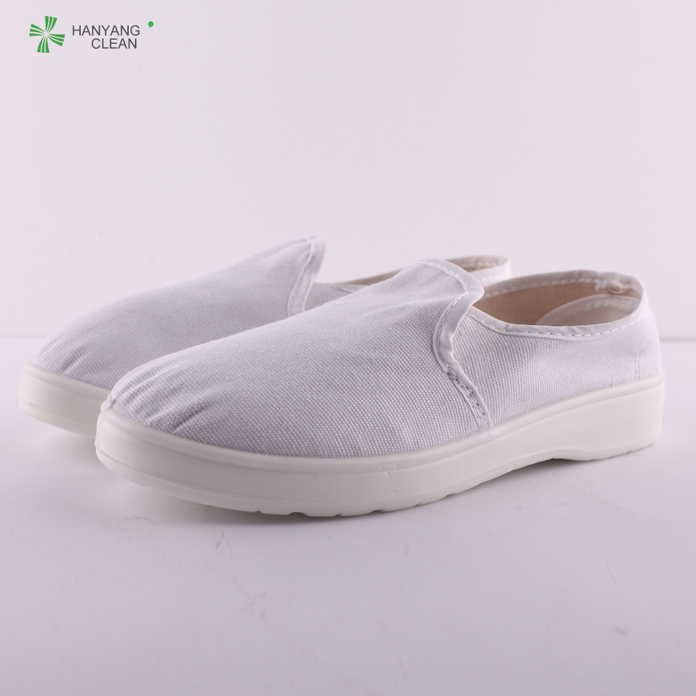 Chemical cleanroom antistatic esd canvas lab shoes safety shoe