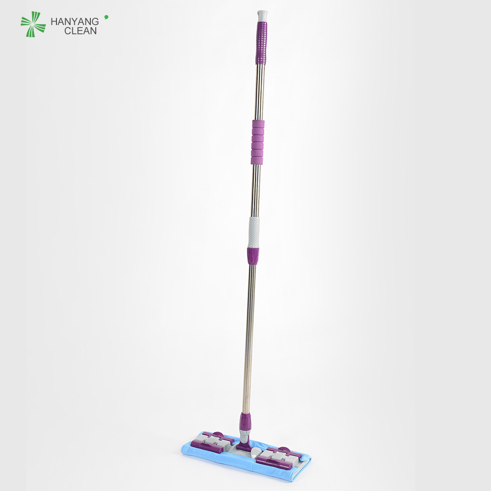 Lint Free Reusable Cleanroom Flat Cleaning Mop With Replaceable ...