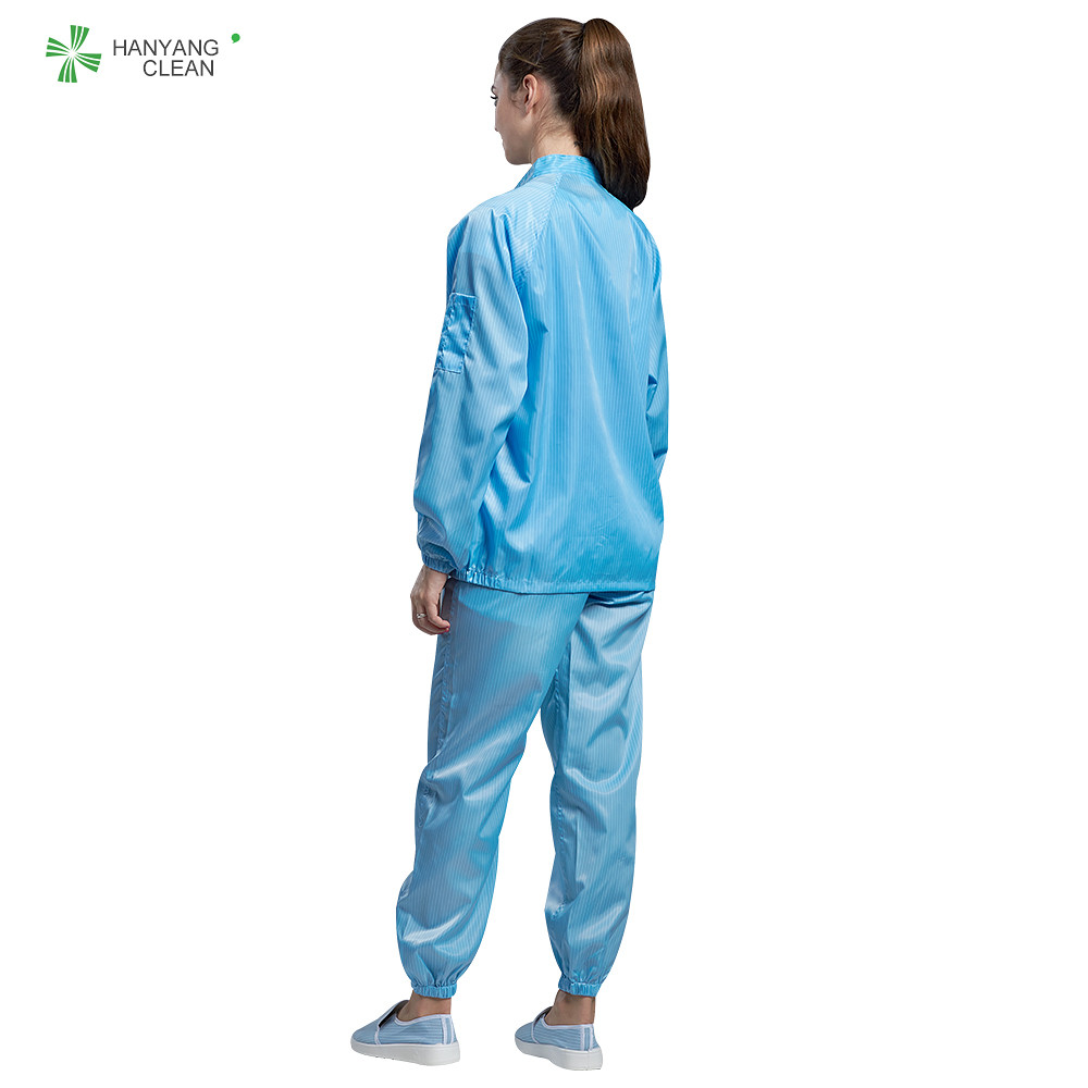 ESD anti-static cleanroom worker uniform and suit lint-free and dust-proof