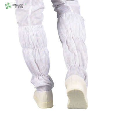 Antistatic esd cleanroom soft long boots PU booties esd safety shoe